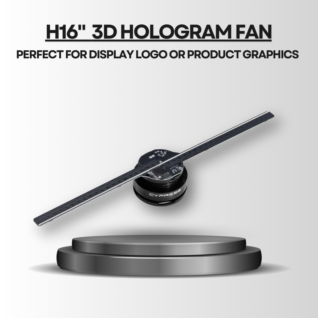 Cypress: 3D Hologram Fan | LED Holographic Display – Cypress™